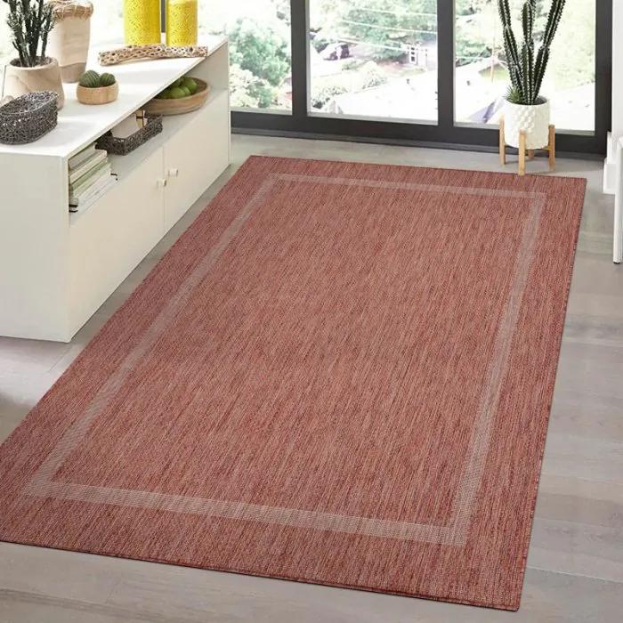Kusový venkovní koberec Relax 4311 red 60 x 100 cm