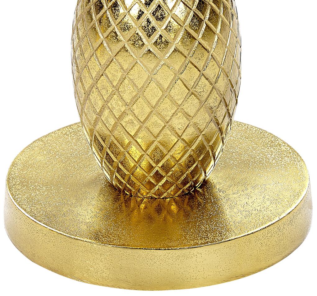 Kovový boční stolek zlatý PANNOUVRE Beliani