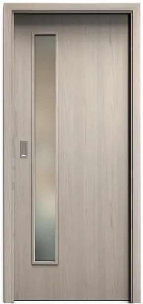 SAPELI ELEGANT KOMFORT M60 - CPL LAMINÁT - POSUVNÉ DVEŘE VČ. ZÁRUBNĚ - Borovice bílá Průchozí šířka (cm): 120, Průchozí výška (cm): 210