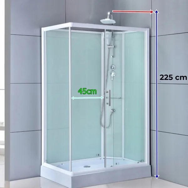 BPS-koupelny Sprchový box HYD-SB O307 120x80 pravý