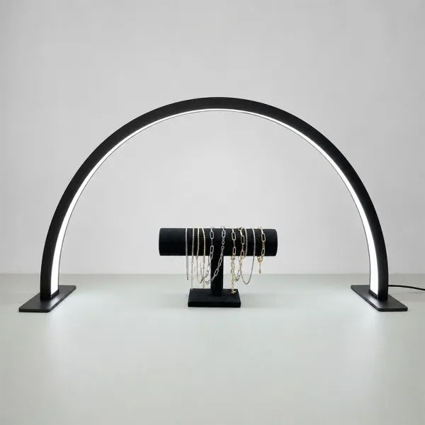 Brilagi - LED Stmívatelná oblouková lampa RADIO LED/30W/24/230V 3000-6500K černá