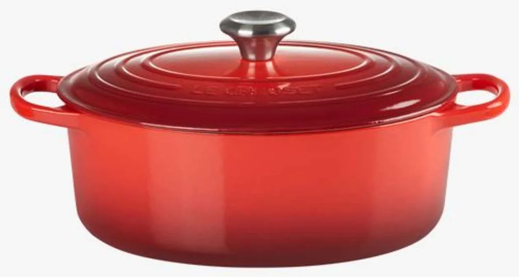 Le Creuset Signature - Pekáč oválný s poklicí, objem 4,1 l, cerise 21178270602430