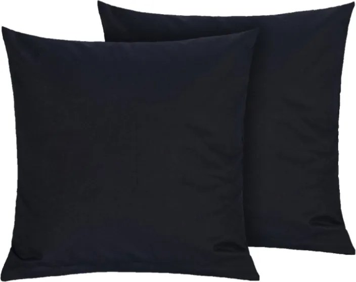 Bellatex Povláček bavlněný SET 2ks Černá rozměr 45x45 cm