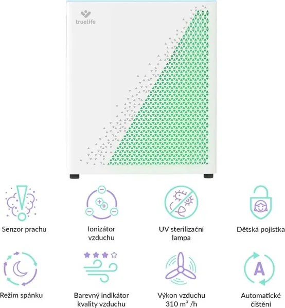 TrueLife AIR Purifier P7 WiFi TLAIRPP7 Bílá