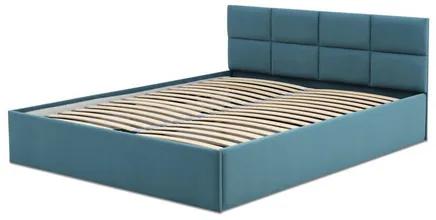 Čalouněná postel MONOS bez matrace rozměr 180x200 cm Světle šedá