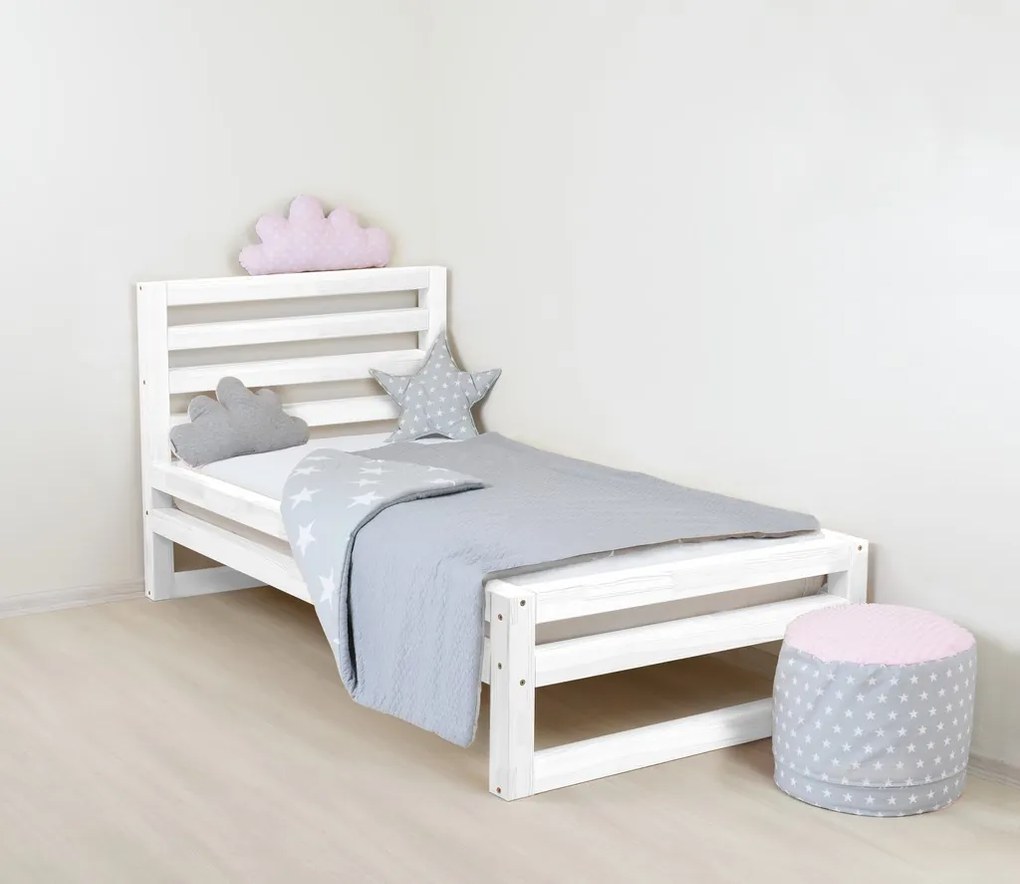 Benlemi Dětská postel DeLuxe 90x180 cm Barva: Bílá