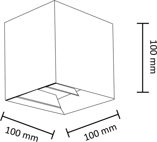 Venkovní nástěnné svítidlo KIOTO 1xG9/5W/230V IP44 černá