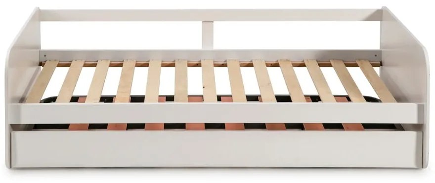 Bílá dětská postel s výsuvným lůžkem 90x190 cm Redona – Marckeric