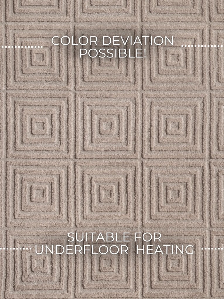 ELLE Decoration, Běhoun Perles 106183 Cream Beige z kolekce Elle, 80x240, béžová, ložnice