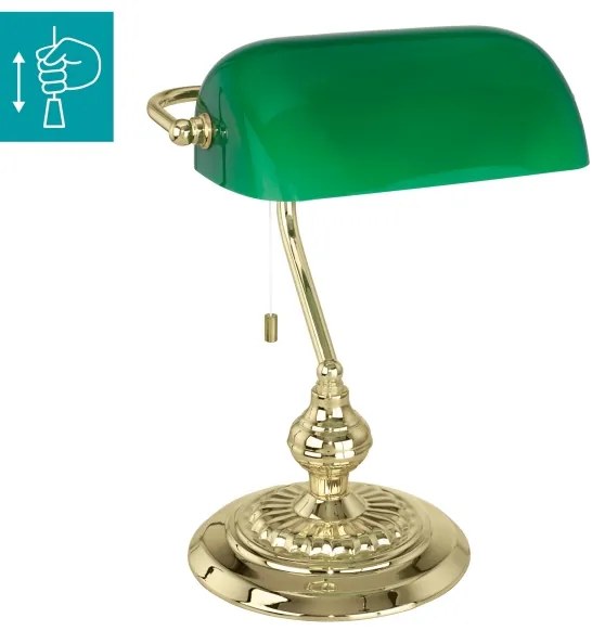 Eglo 90967 - BANKER Stolní lampa E27/60W/230V