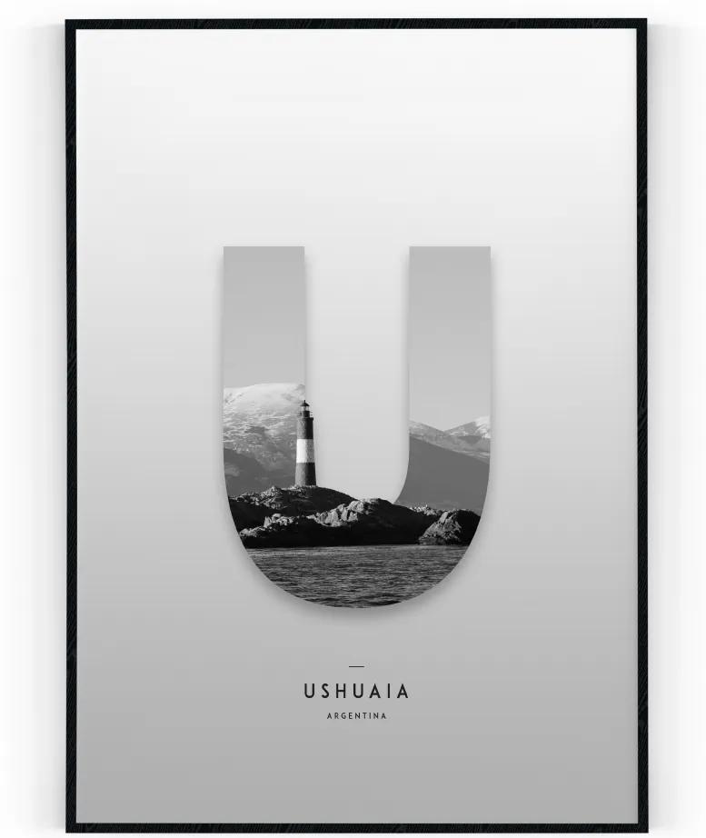 Plakát / Obraz Ushuaia Pololesklý saténový papír 210 g/m² A4 - 21 x 29,7 cm