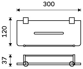 Nimco Police s ohrádkou, 30 cm IXI - BR X430-X-26