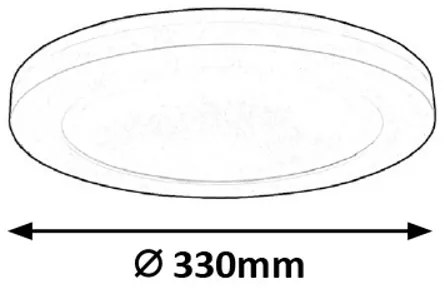 Rabalux LED stropní svítidlo s pohybovým čidlem Sonnet 18W | 1880lm | 4000K | IP20 - průměr 2,5cm