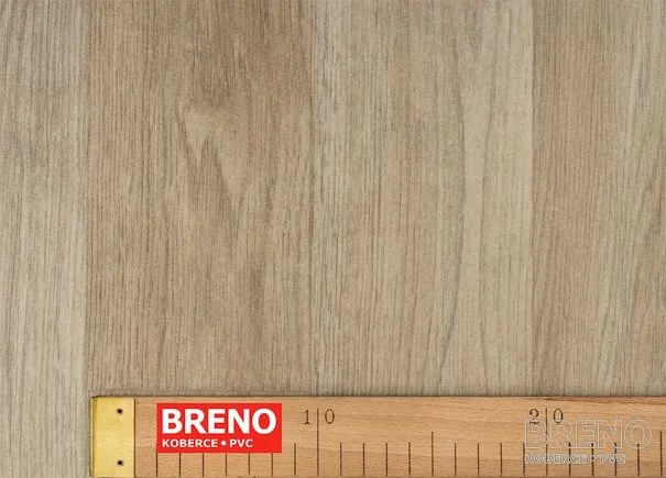 Breno PVC ECOTEX Nimes 532 – světlé dřevo, šíře 200 cm