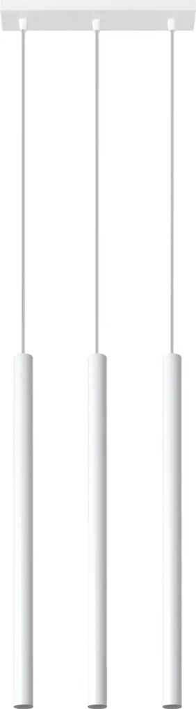 Sollux Lighting Závěsné svítidlo PASTELO 3 bílé