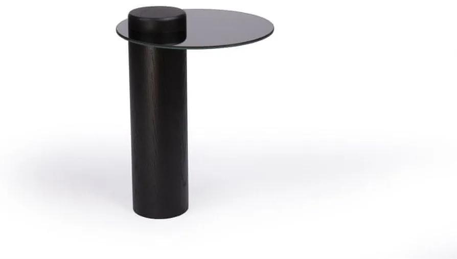 Intesi Stůl TYK 430 dub černý, zrcadlová deska