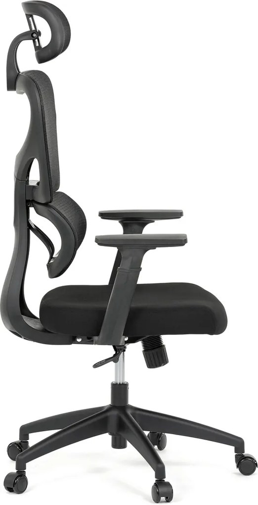Ergonomická kancelářská židle LEXON - černá síťovina