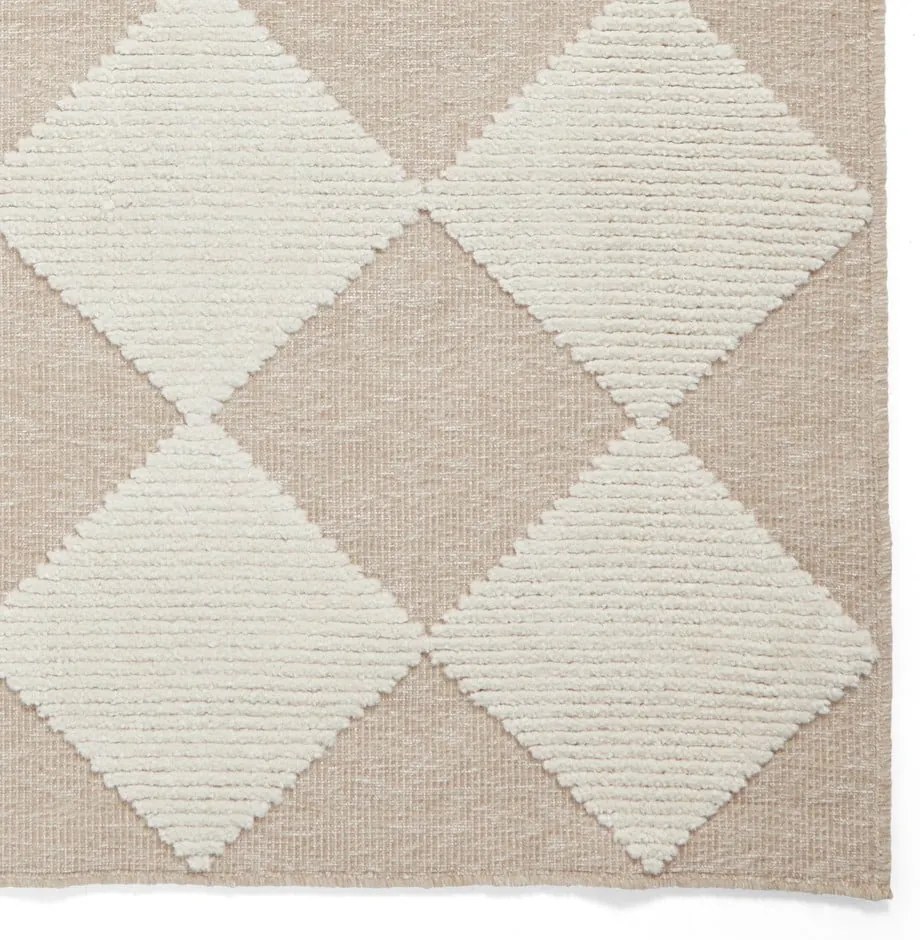 Bílo-béžový pratelný koberec 160x230 cm Lyna Beige&amp;White – Think Rugs