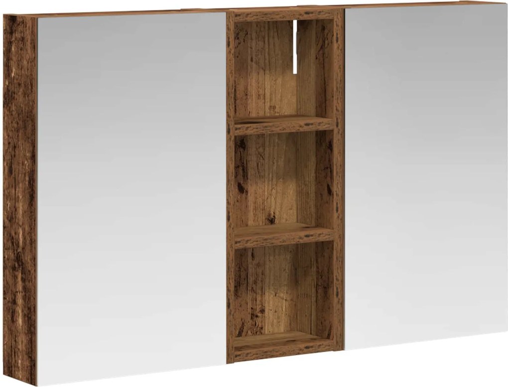 Sada koupelnových skříněk 3 ks 80 x 10,5 x 50 cm 3403654