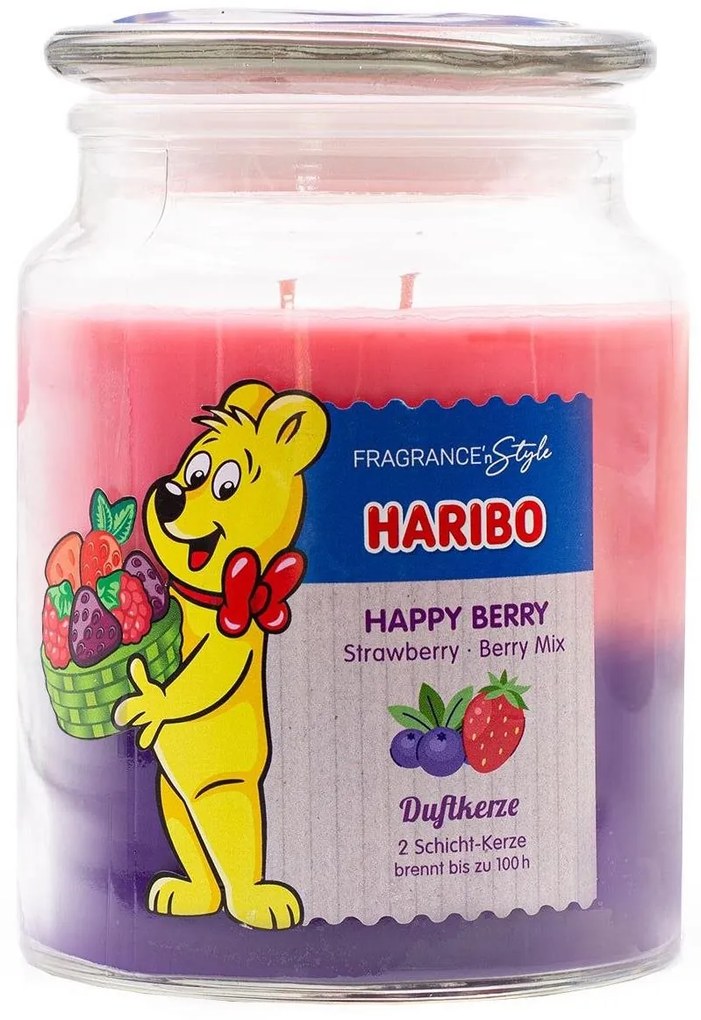 Svíčka haribo happy berry 2v1 510 g