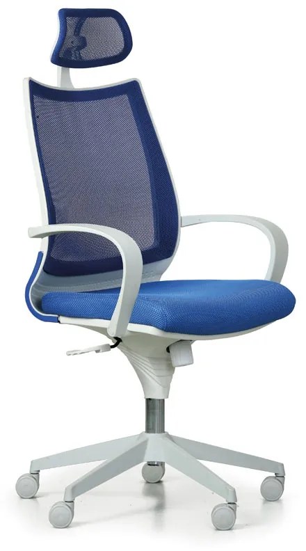 B2B Partner Kancelářská židle Futura, modrá/bílá