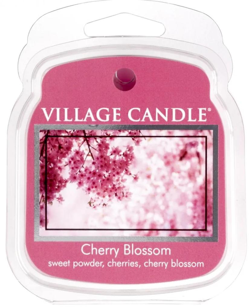 VILLAGE CANDLE Vosk do aromalampy Cherry Blossom, růžová barva, plast