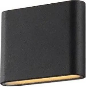 AZZ AZ2180 LED Venkovní nástěnné svítidlo Azzardo Cremona S dark grey AZ2180 6W 340lm 3000K IP54 11,5cm tmavě šedé - AZZARDO