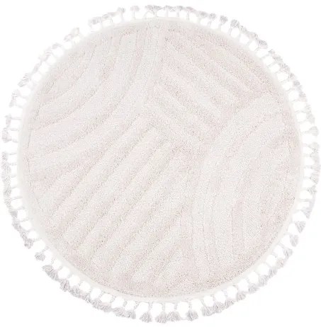 Koberec BERBER 9754 sloní kost kruh