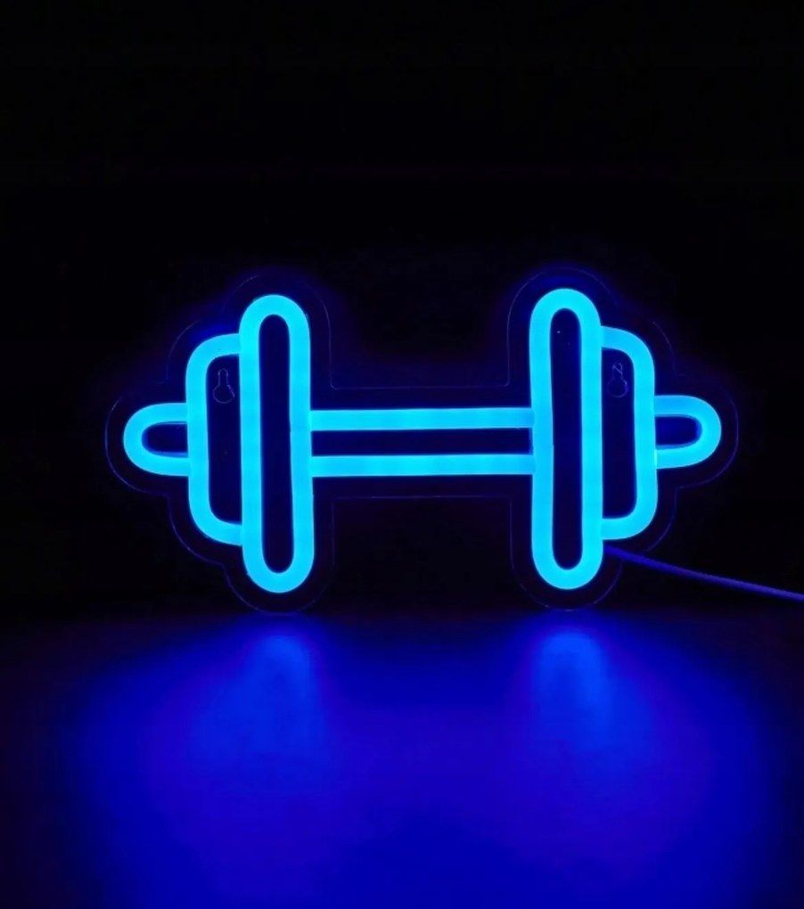 Neonová Na Zeď Neonová Led Činka Gym Led Lampičky Usb