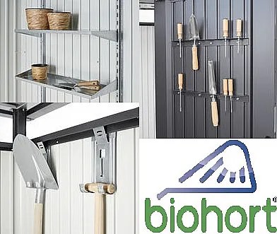 Biohort Zahradní domek BIOHORT HighLine DUO H5 275 x 315 (šedý křemen metalíza)