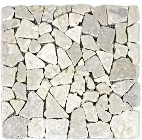Mramorová mozaika Garth- krémová obklady - 1x síťka