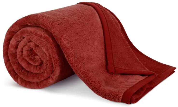 Bellatex Přikrývka KORALL MICRO 200x230 cm Terrakota