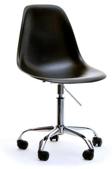 design4life Otočná židle MOBI Černá