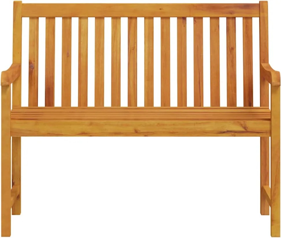 Zahradní lavice 110 cm masivní akáciové dřevo 316610