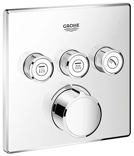 GROHE 29149000 - Krytka podomítkové baterie SMARTCONTROL 158 × 158 mm chrom
