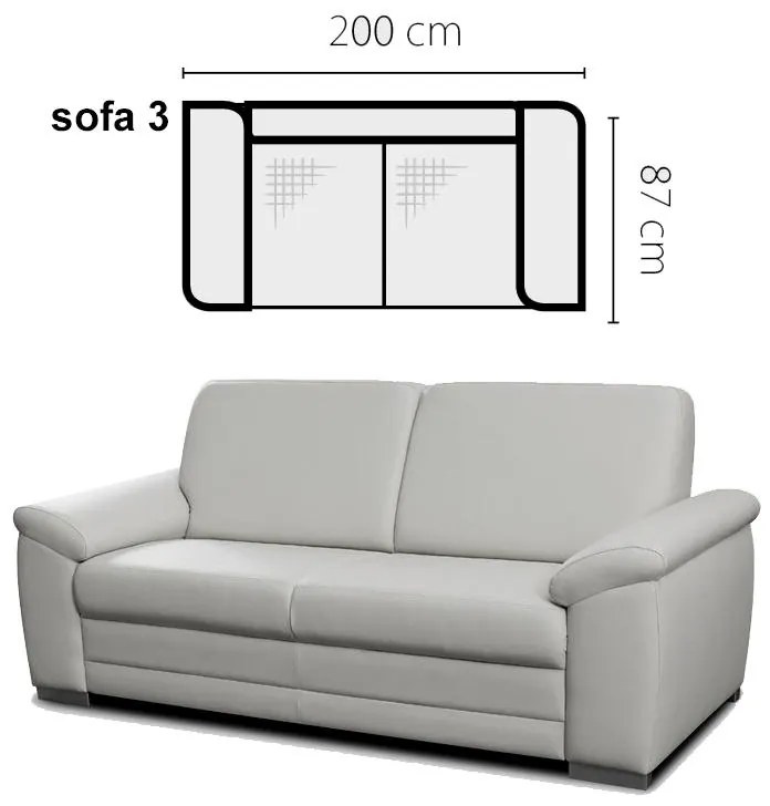 Sedací sestava Barello 3+2+1 - VÝBĚR TKANIN