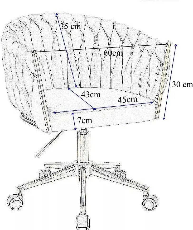 LuxuryForm DESIGN Židle NORDEN VELUR na černém talíři - krémová