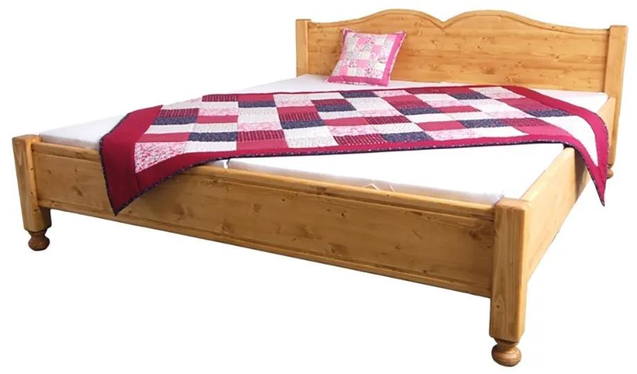 Dřevěná postel kamila 00611 - unis-n