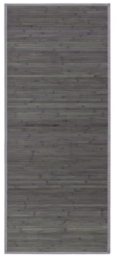 Šedo-zelený bambusový koberec 75x175 cm – Casa Selección