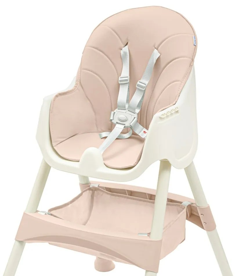 Baby Mix Jídelní stolička Nora růžová, 51 x 43 x 27 cm
