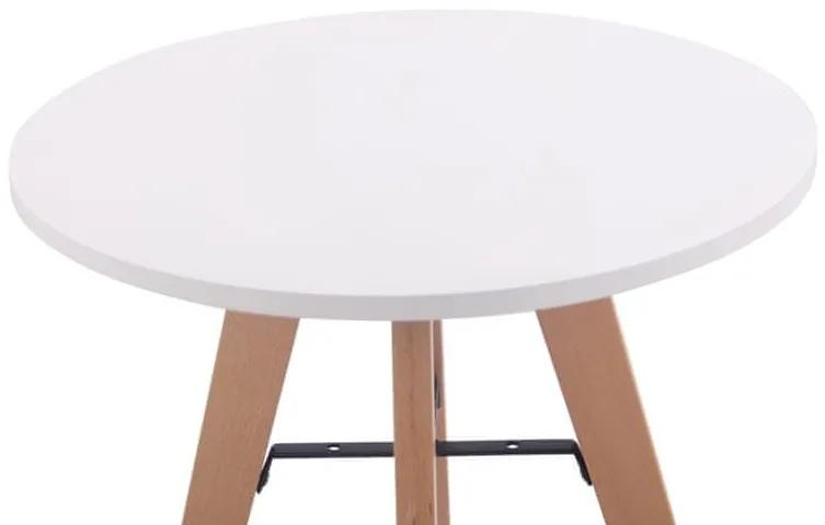 Bhm germany Jídelní stůl Alter, 60 cm, přírodní dřevo / bílá