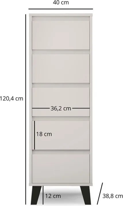 Komoda Borg 5s/40 kašmír