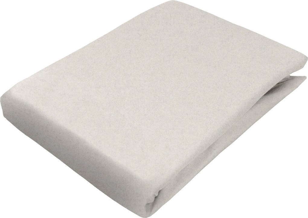XXXLutz ELASTICKÉ PROSTĚRADLO, flanel, šedobéžová, 180/200 cm Novel - Prostěradla - 003332006701