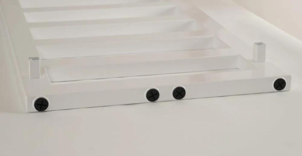 HOPA Koupelnový radiátor PERTH bílá barva Barva radiátoru - Bílá, Rozměr radiátoru - 250 × 680 mm, výkon 176 W, Typ připojení - Středové 50 mm RADPER257035SP