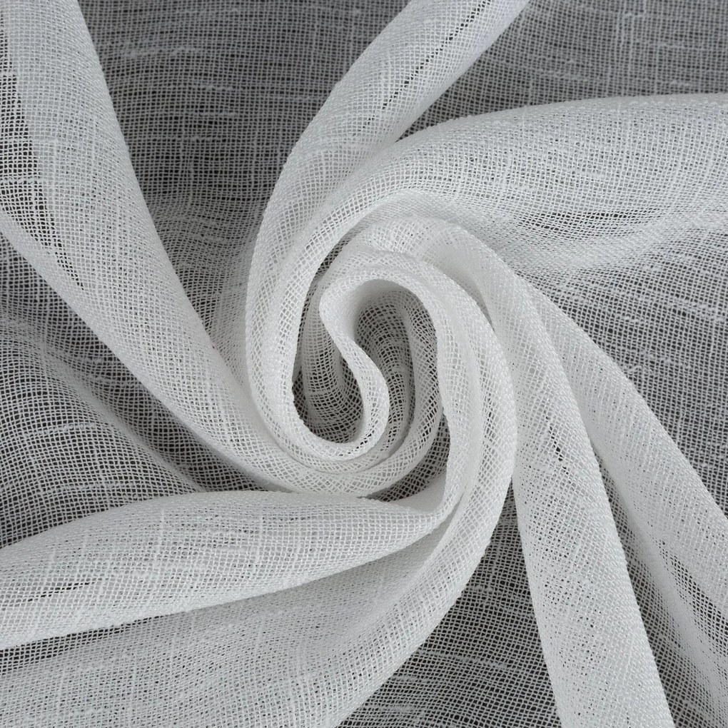 ZÁCLONA NA KROUŽCÍCH LEXY 300 CM X 250 CM CM BÍLÁ