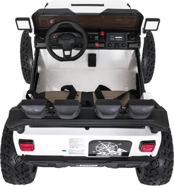 Elektrické autíčko Extreme Sport 4x4 bílé
