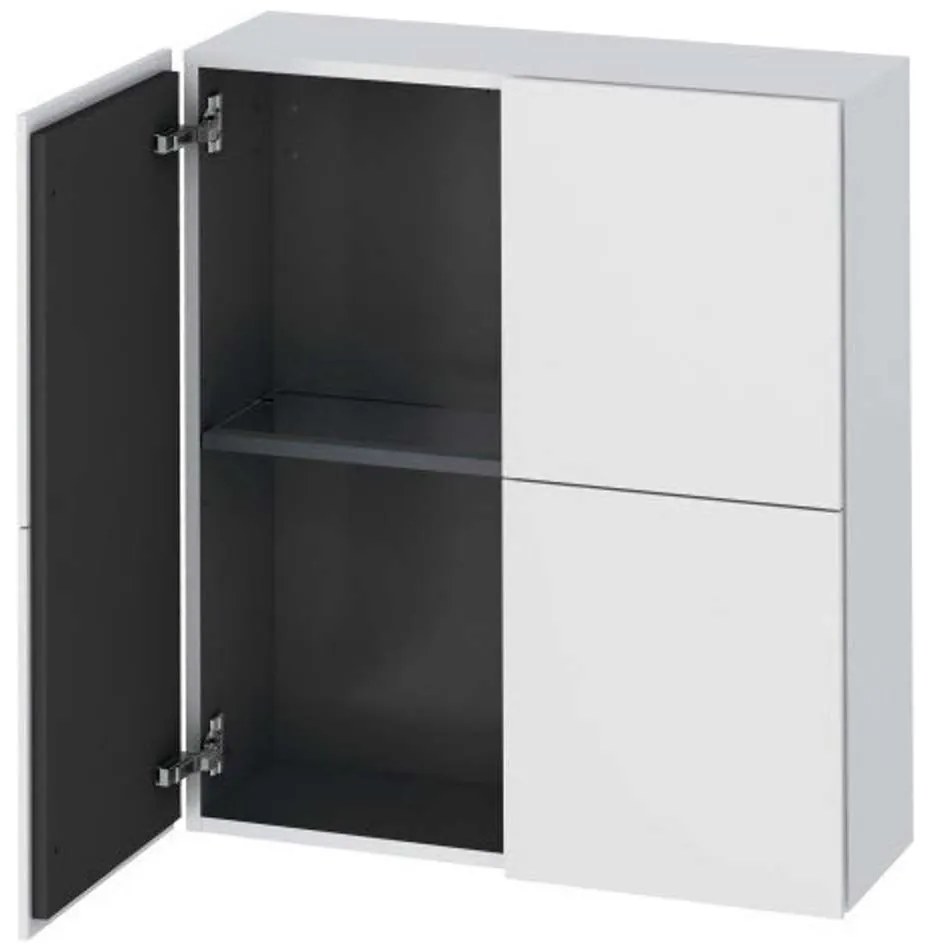 Duravit L-Cube - Skříňka 80x70x24 cm, 2 dvířka, bílá mat LC116701818