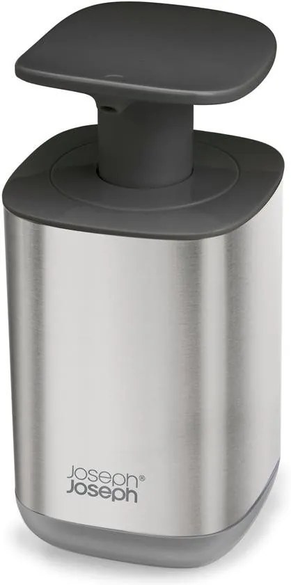 Joseph joseph dávkovač mýdla presto steel 85164, 250ml, nerez/černý