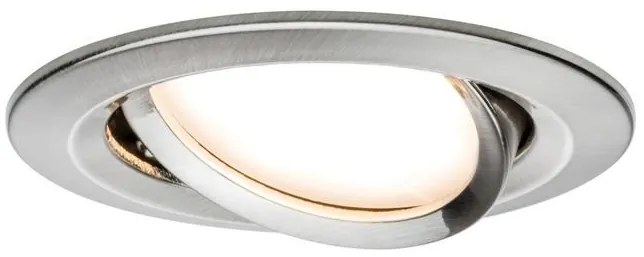 P 93866 Zápustné svítidlo LED Coin Slim IP23 kulaté 6,8W železo 1ks výklopné 938.66 - PAULMANN