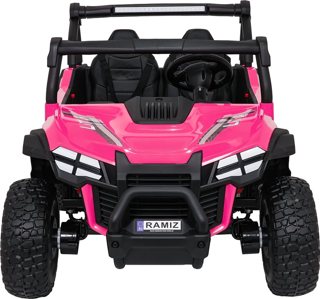 Ramiz Elektrická bugina Gravity pro děti růžová + pohon 4x4 + dálkové ovládání